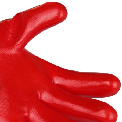 Red PVC Gloves - SafetyGloves.co.uk