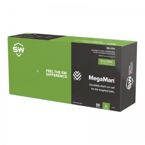 Megaman N66088 Biodegradable Disposable Gloves - SafetyGloves.co.uk