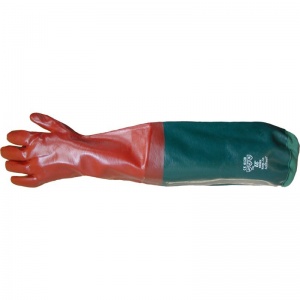Long John PVC Coated Gauntlets 3413 - SafetyGloves.co.uk