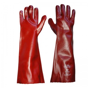 UCi Chemical Resistant Red Gauntlet R245 - SafetyGloves.co.uk