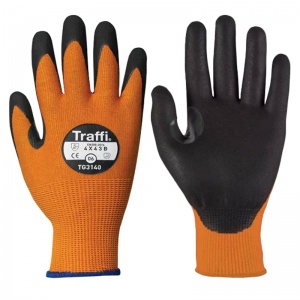 TraffiGlove Amber Gloves - SafetyGloves.co.uk