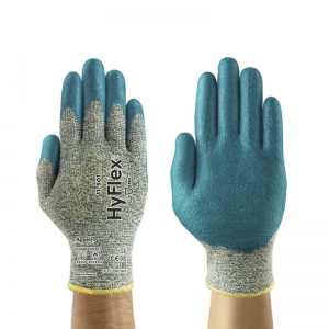 Ansell HyFlex 11-800 Palm-Coated Nitrile Foam Gloves - SafetyGloves.co.uk