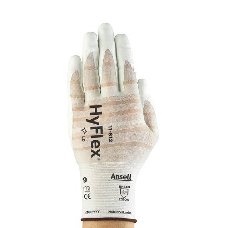 Ansell HyFlex 11-800 Palm-Coated Nitrile Foam Gloves - SafetyGloves.co.uk