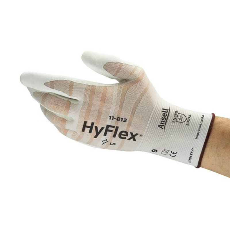 Ansell HyFlex 11-800 Palm-Coated Nitrile Foam Gloves - SafetyGloves.co.uk