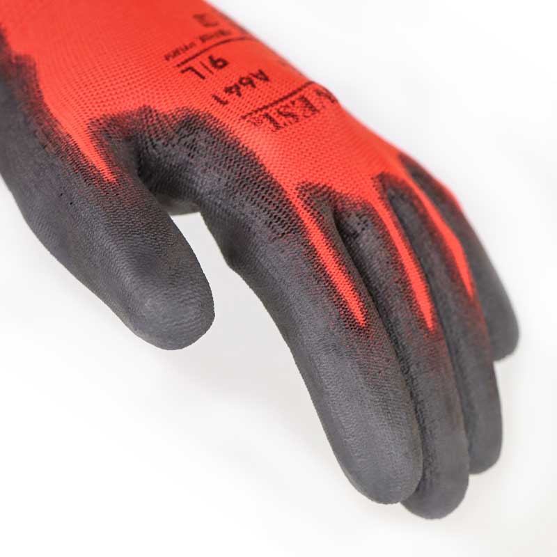 Portwest A641 Red PU Coated Gloves - SafetyGloves.co.uk