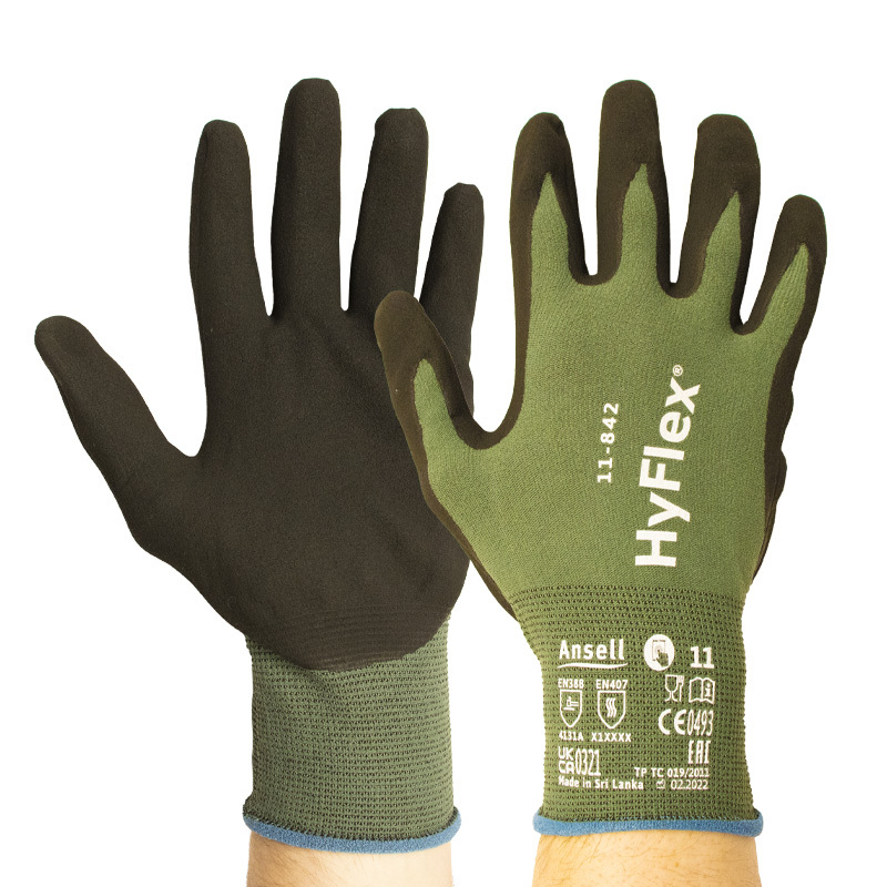 HyFlex Eco-Friendly Touchscreen Gloves - SafetyGloves.co.uk