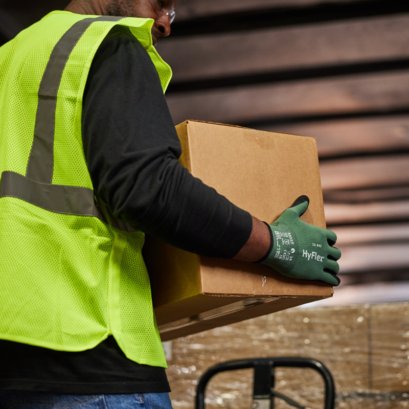 HyFlex Eco-Friendly Touchscreen Gloves - SafetyGloves.co.uk