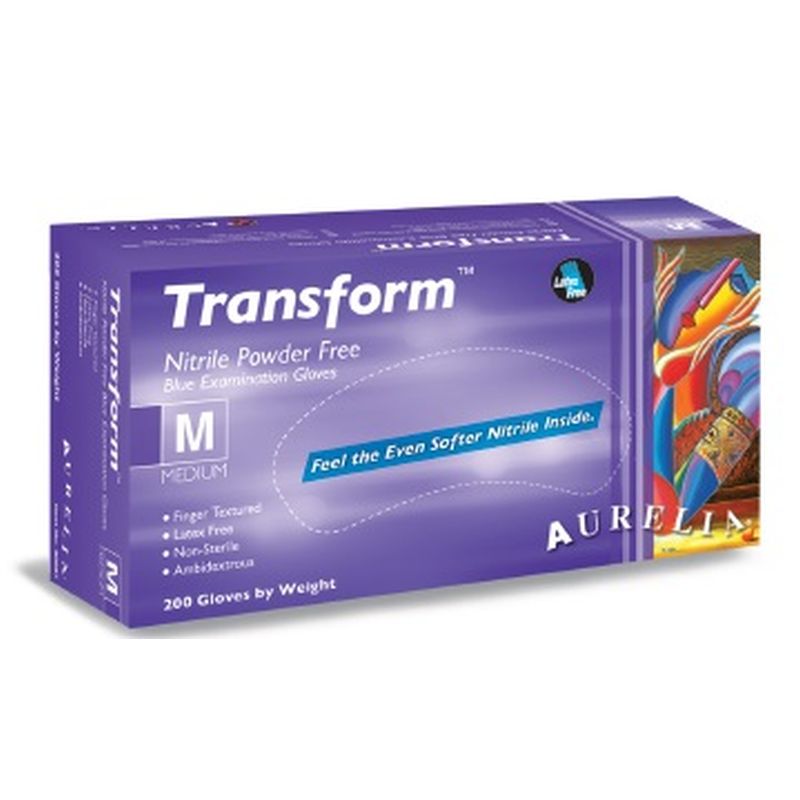 Aurelia Transform Medical Grade Nitrile Gloves 98895-9 - SafetyGloves.co.uk