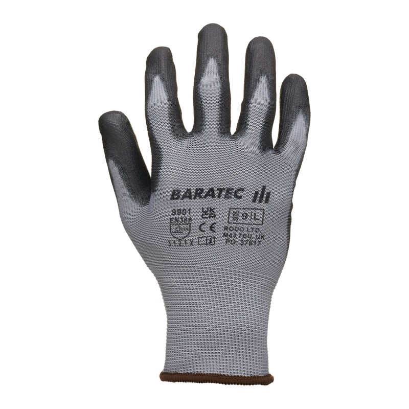 Baratec PU-Coated Gripper Gloves - SafetyGloves.co.uk