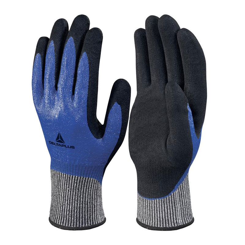 Delta Plus VECUT54BL Level D Cut Gloves - SafetyGloves.co.uk