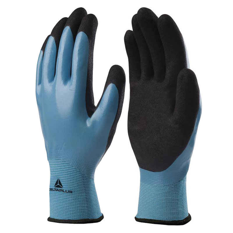 Delta Plus VV636BL Oil-Resistant Gloves - SafetyGloves.co.uk