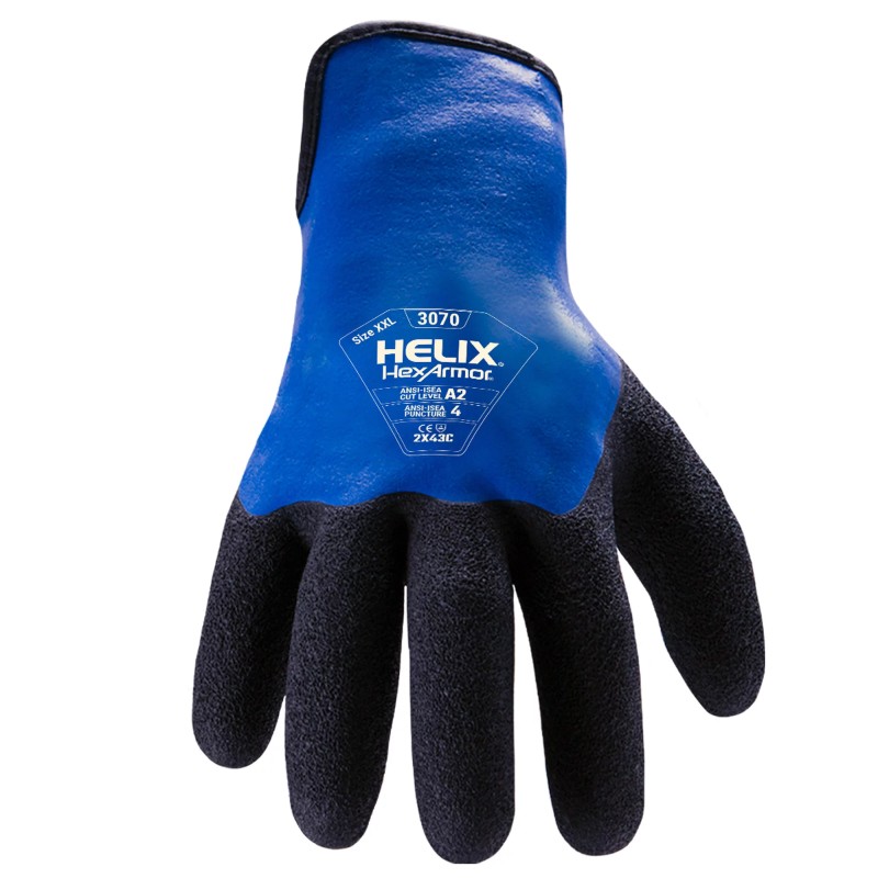 HexArmor Helix 3070 Latex Work Gloves - SafetyGloves.co.uk