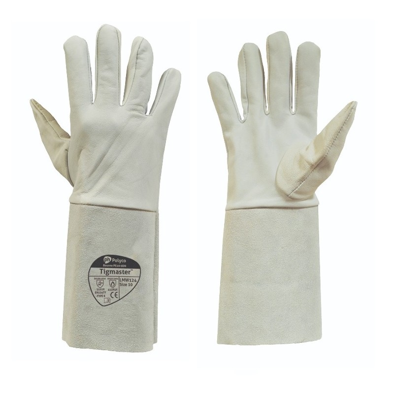 Polyco Tigmaster Sheepskin Gauntlets - SafetyGloves.co.uk