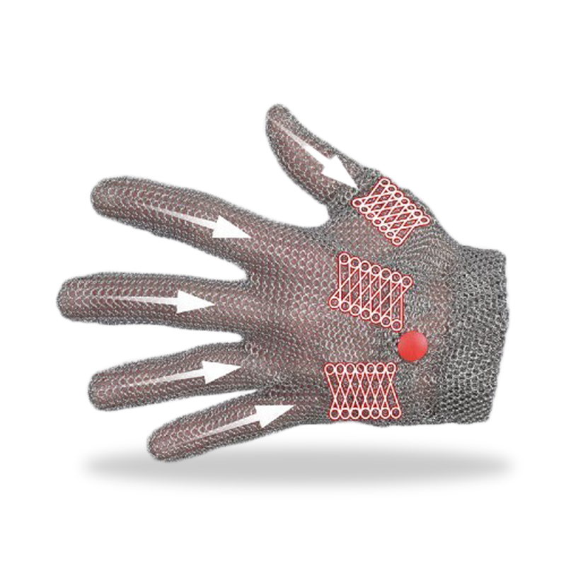 Manulatex WilcoFlex Shoulder Chainmail Glove - SafetyGloves.co.uk