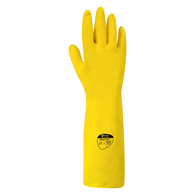Polyco Deep Sink Rubber Washing Gloves - SafetyGloves.co.uk