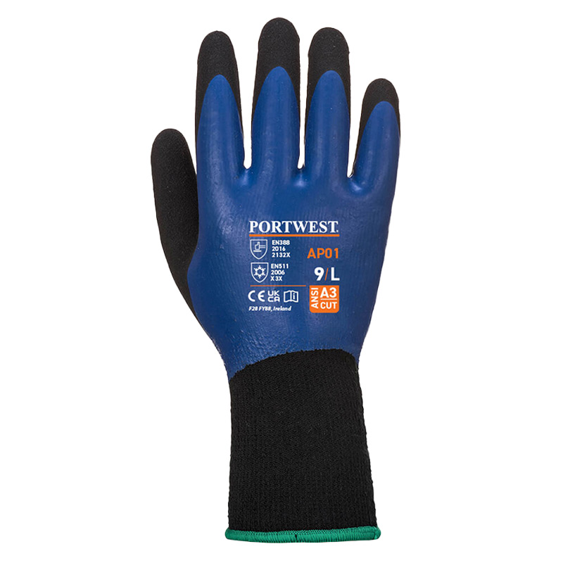 Portwest AP01 Thermal Latex Acrylic Gloves - SafetyGloves.co.uk