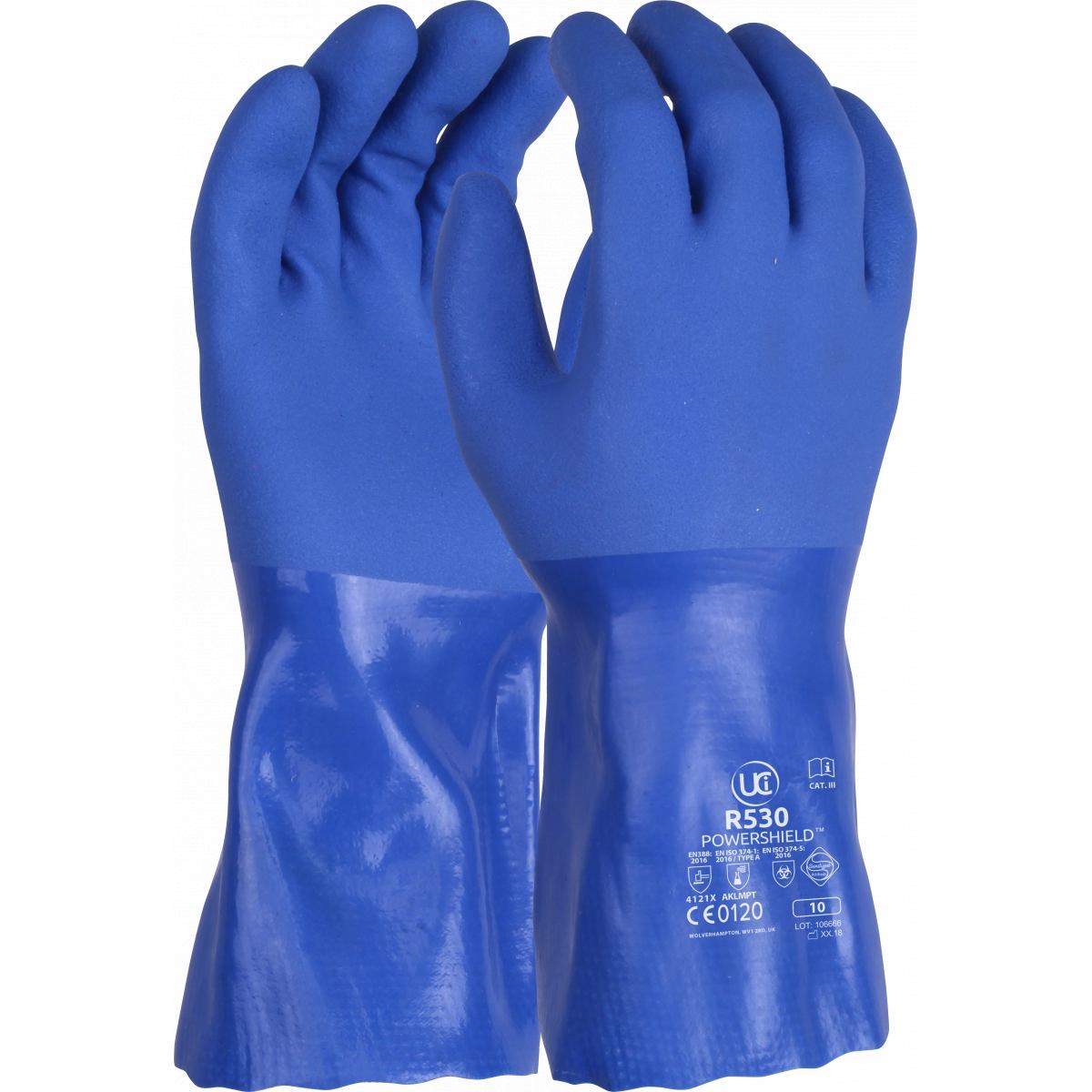 UCi PowerShield R530 Chemical Gauntlets - SafetyGloves.co.uk