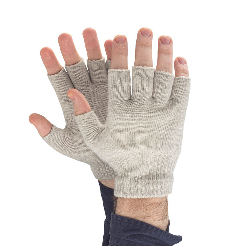 Raynaud's Disease Fingerless Silver Gloves - SafetyGloves.co.uk