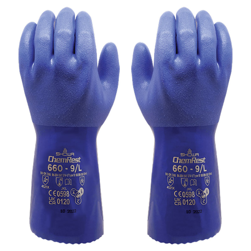 Showa 660 Chemical Resistant Gloves - SafetyGloves.co.uk