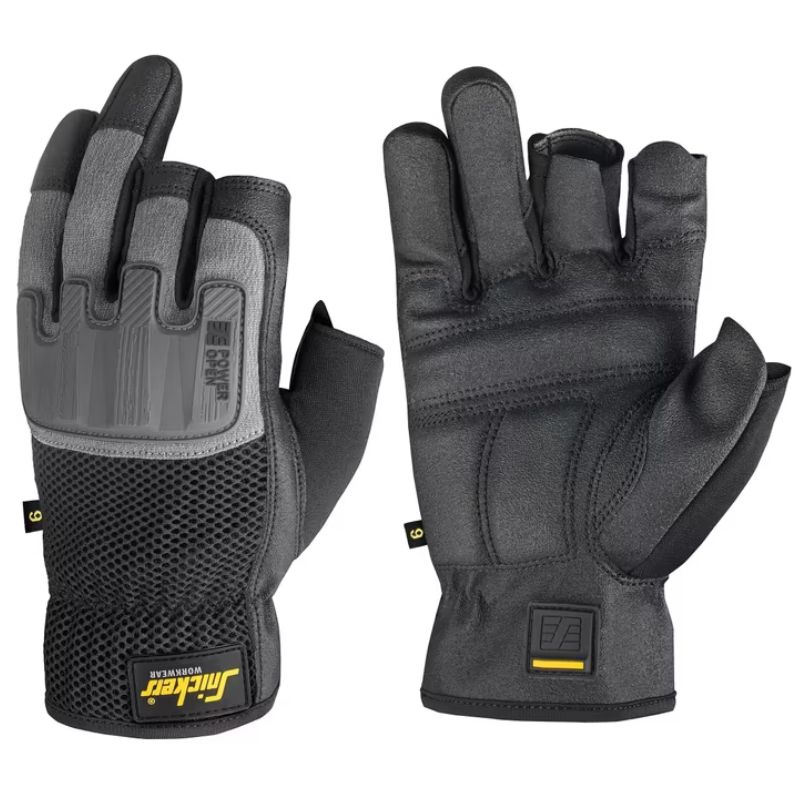Snickers 9586 Semi Fingerless Gloves SafetyGloves