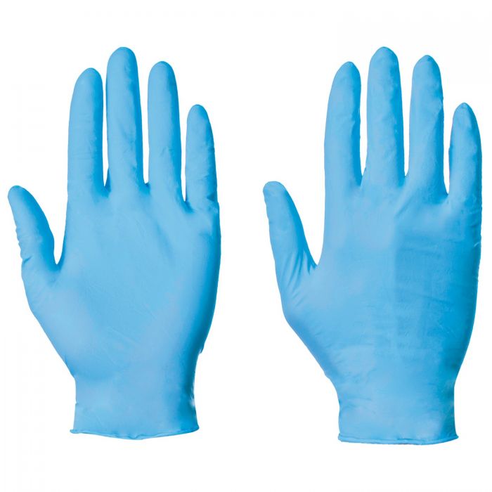 Supertouch Blue Powder-Free Gloves - SafetyGloves.co.uk