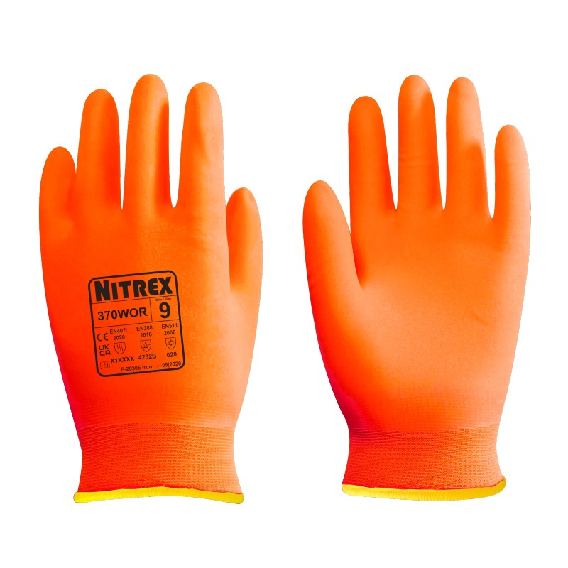 Unigloves Nitrex 370WOR Thermal Gloves - SafetyGloves.co.uk