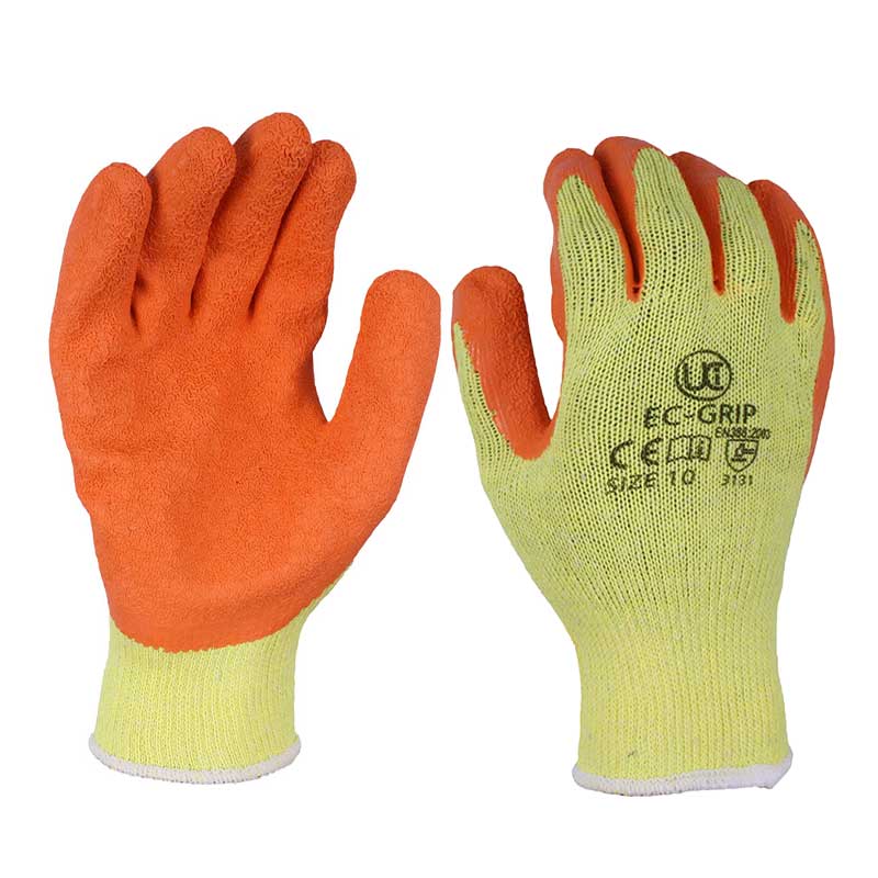 UCi Acegrip EC Grip Latex Coated Grip Gloves Pack of 10 Pairs