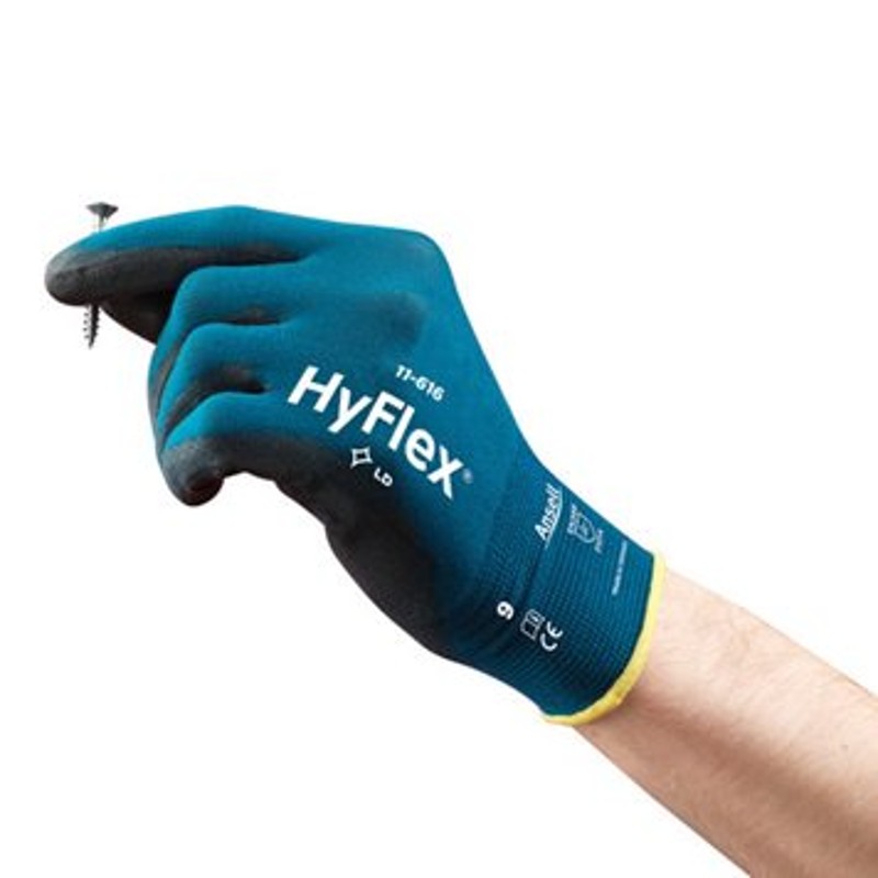 Ansell HyFlex 11-616 Precision Gloves - SafetyGloves.co.uk