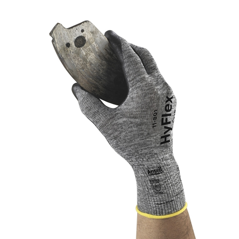 Ansell HyFlex 11-801 Palm-Coated Nitrile Foam Gloves - SafetyGloves.co.uk