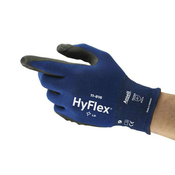 Ansell HyFlex 11-816 Lightweight Gloves - SafetyGloves.co.uk