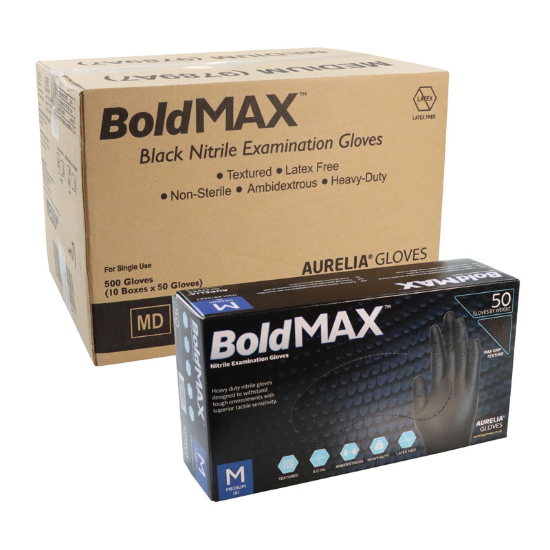 10 Boxes of Aurelia Bold Max Gloves - SafetyGloves.co.uk