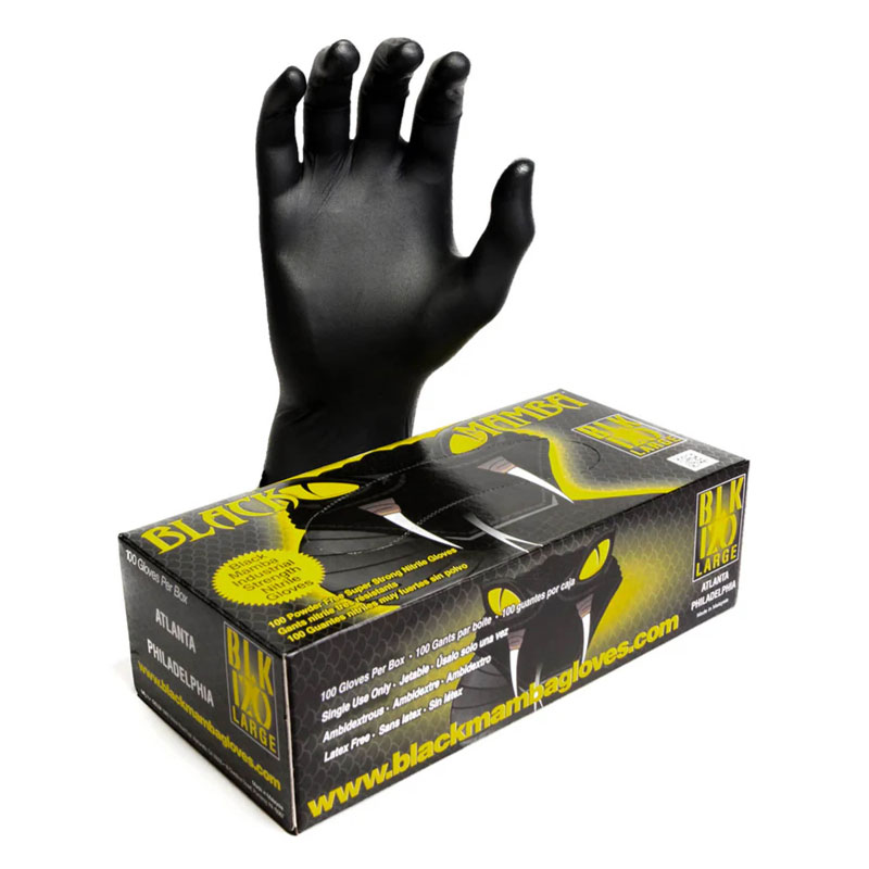 Black Mamba Disposable Nitrile Gloves BX BMG