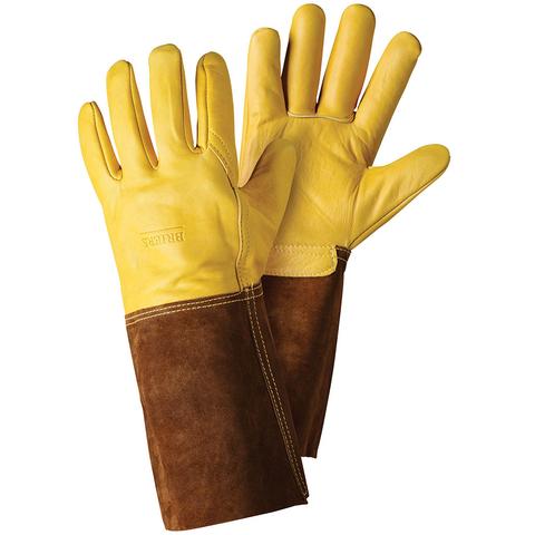 Leather gardening gloves store
