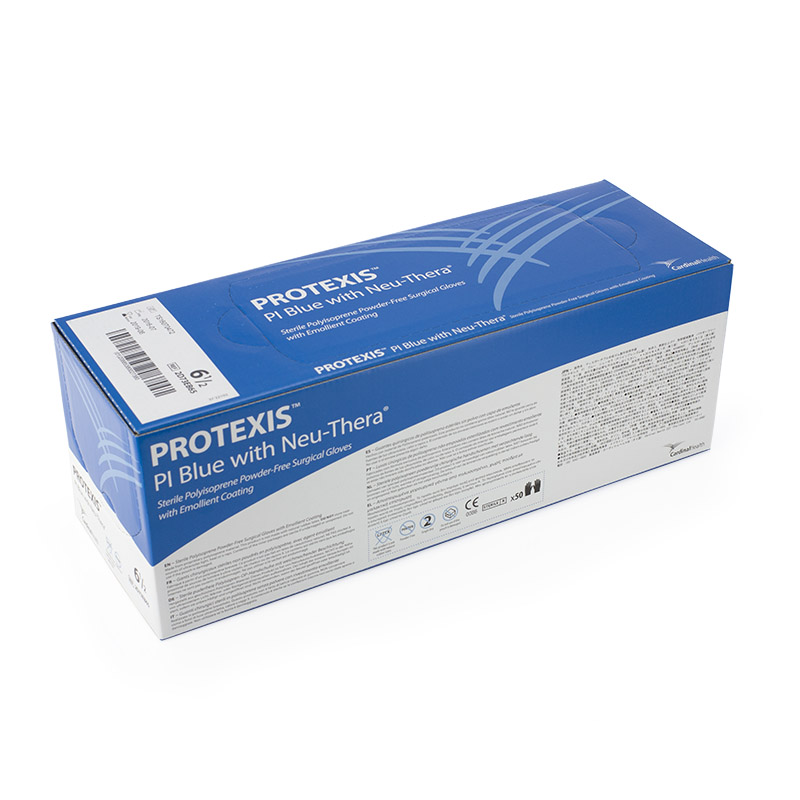 Cardinal Health Protexis PI Blue Latex-Free Sterile Powder Free ...