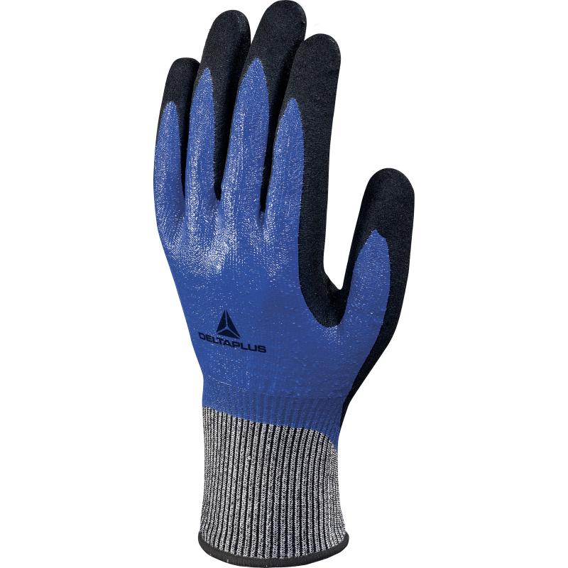 Delta Plus VECUT54BL Level D Cut Gloves - SafetyGloves.co.uk