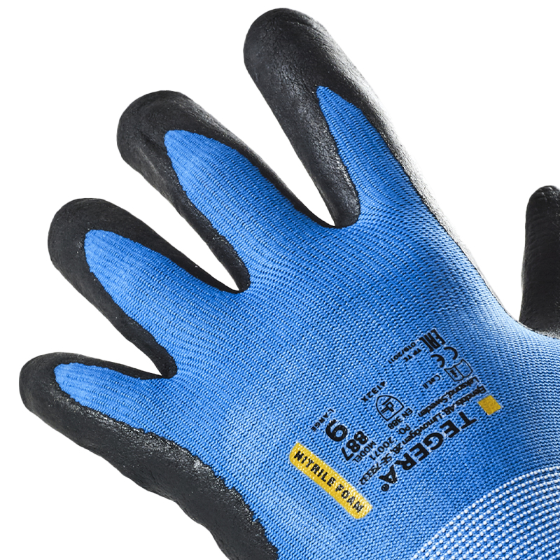 Ejendals Tegera 887 Palm Dipped Precision Work Gloves - SafetyGloves.co.uk