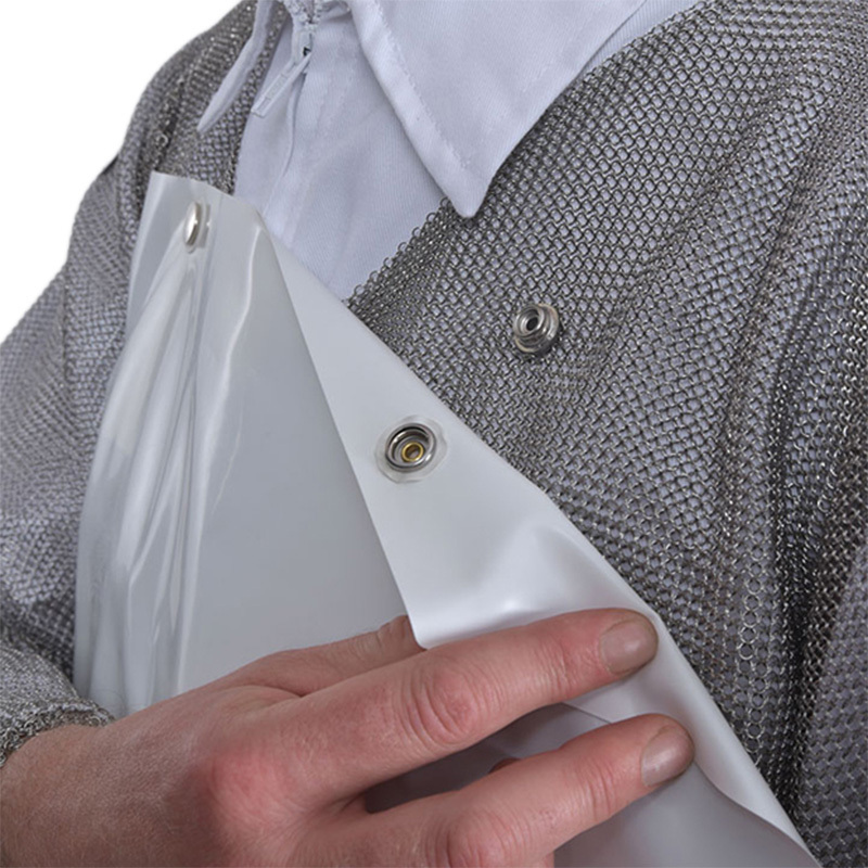 Lightover Chainmail Apron with Cut Sleeve - SafetyGloves.co.uk
