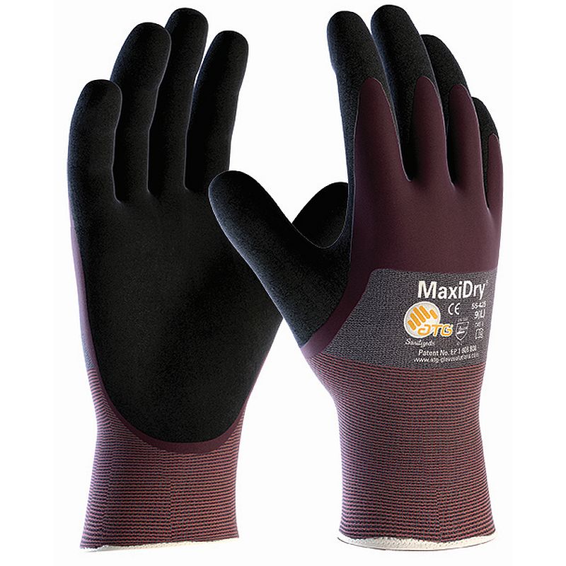 MaxiDry 3/4 Coated Gloves 56-425 - SafetyGloves.co.uk