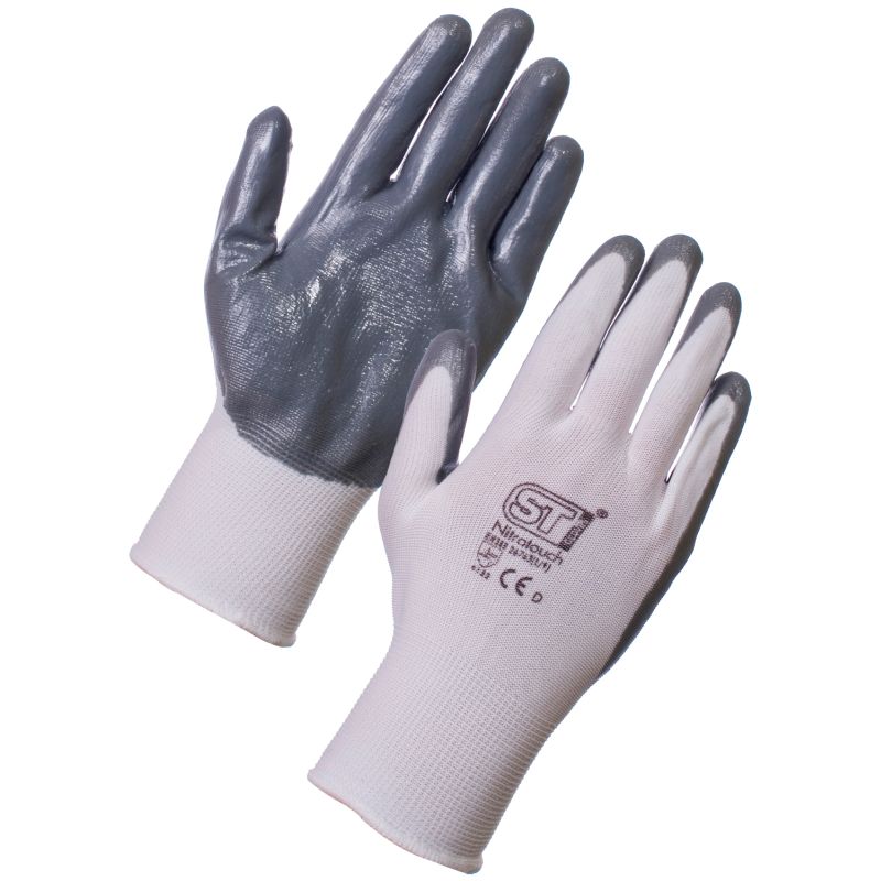 Supertouch Nitrotouch 2676 White Gloves - SafetyGloves.co.uk