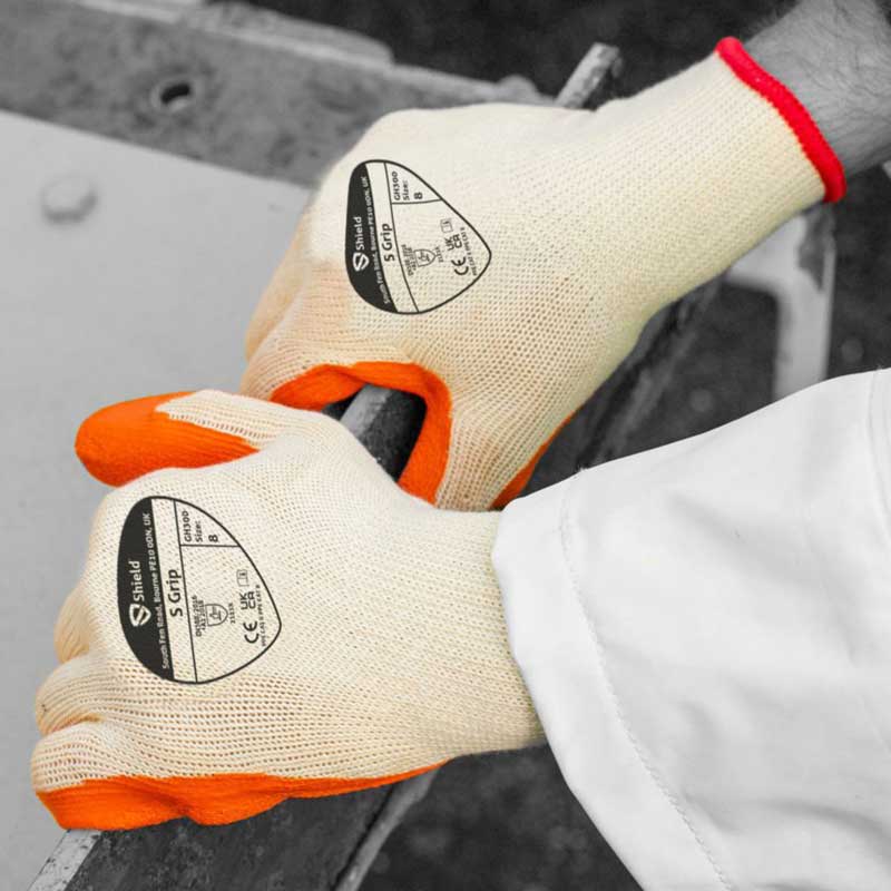 Polyco GH300 S Grip Latex-Palm Gloves - SafetyGloves.co.uk