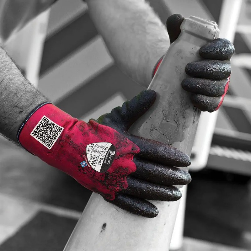 Polyco Grip It Wet Oil-Resistant Gloves - SafetyGloves.co.uk