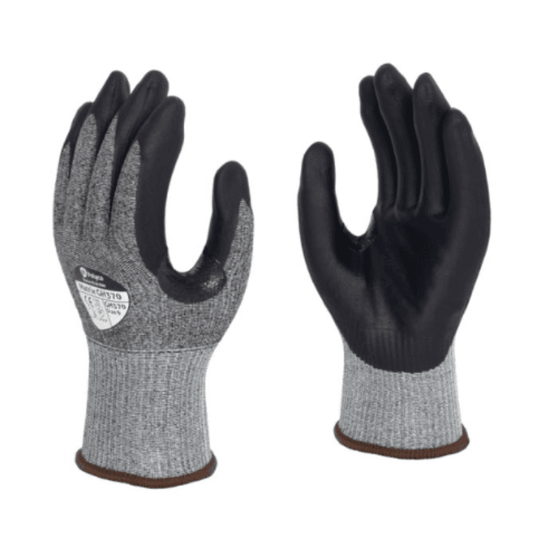 Polyco GH370 BLKGRY CutResistant Gloves - SafetyGloves.co.uk