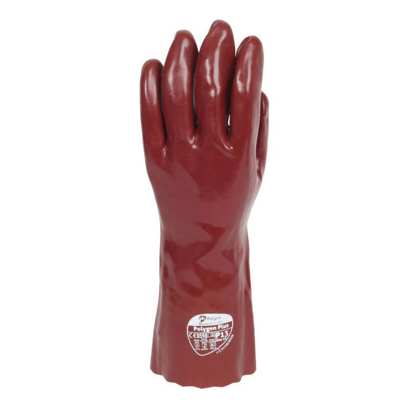 Polyco Polygen P13 Coated PVC Gloves - SafetyGloves.co.uk