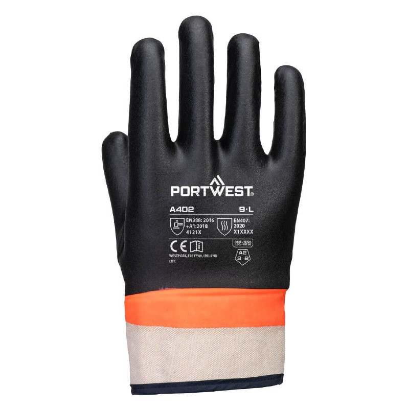 Portwest A402 PVC Dipped Gauntlets - SafetyGloves.co.uk
