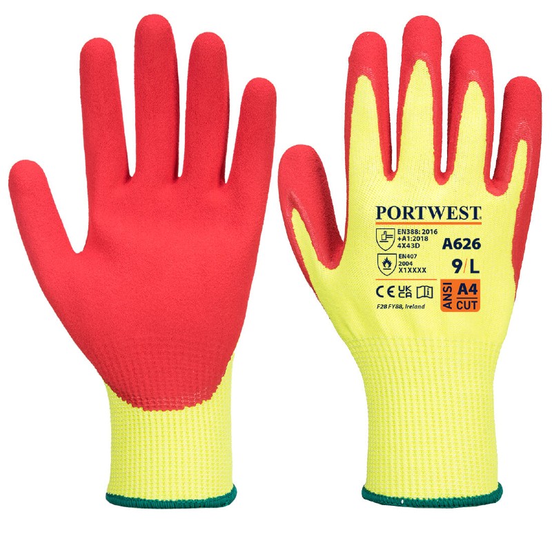 Portwest A626 Nitrile Cut-Resistant Gloves - SafetyGloves.co.uk
