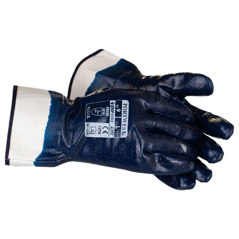Portwest A302 Nitrile Dipped Gloves - SafetyGloves.co.uk
