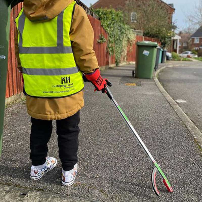 Safe Pick Pro Folding Litter Picker Grabber - SafetyGloves.co.uk