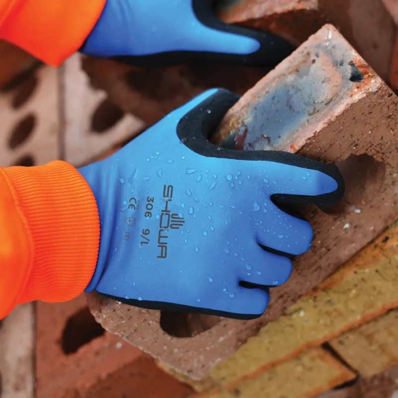 Showa 306 Fully Coated Latex Grip Gloves - SafetyGloves.co.uk Showa 306 Fully Coated Latex Grip Gloves - SafetyGloves.co.uk