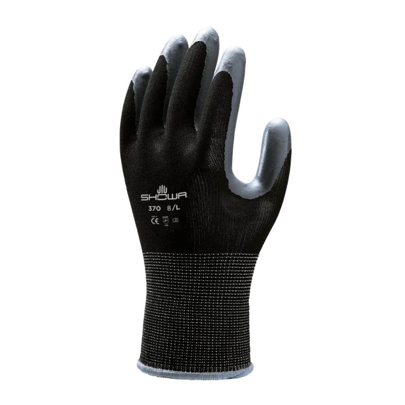 Showa 370 Assembly Grip Gloves (Black) - SafetyGloves.co.uk