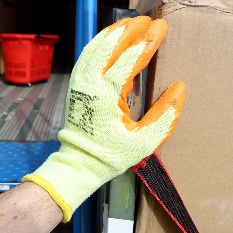 Supertouch Orange Handler Gloves 6204 - SafetyGloves.co.uk